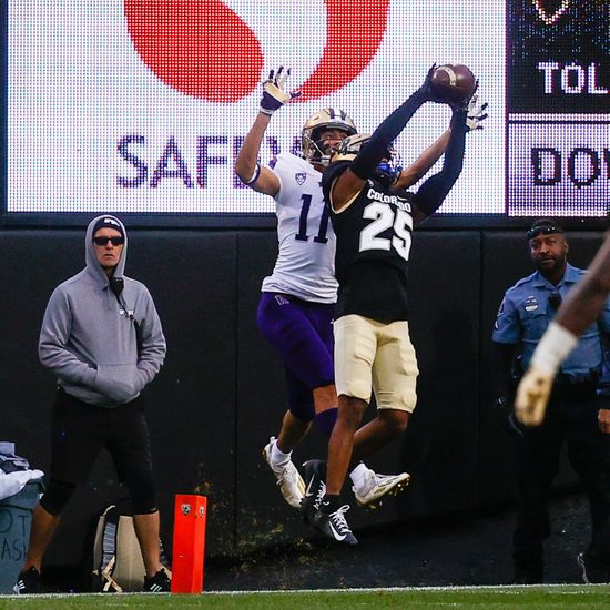 Colorado Buffaloes Cornerback Nikko Reed 25 Editorial Stock Photo ...