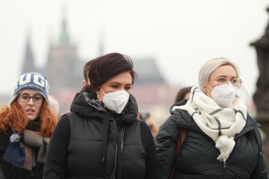Woman Wearing Protective Face Mask Looks Editorial Stock Photo - Stock ...