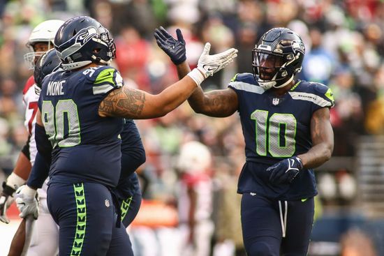 Seattle Seahawks Benson Mayowa 10 Seattle Editorial Stock Photo - Stock ...