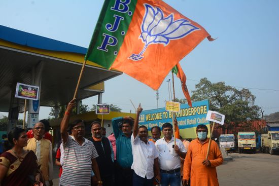 Bjp Announced Would Hold Nationwide Demonstrations Editorial Stock ...