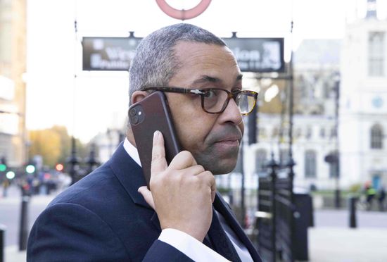 James Cleverly Minister State Middle East Editorial Stock Photo - Stock ...