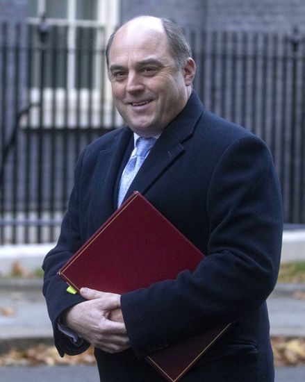 Defence Secretary Ben Wallace Downing Styreet Editorial Stock Photo ...
