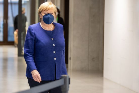 Executive Chancellor Angela Merkel Visits Tumo Editorial Stock Photo ...
