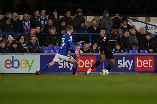 Bailey Clements Ipswich Town 33 Chiedozie Editorial Stock Photo - Stock ...