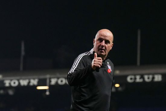 Ipswich Town Manager Paul Cook Editorial Stock Photo - Stock Image ...