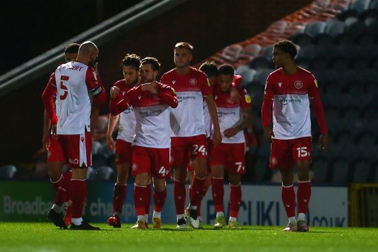 Elliot List Stevenage Celebrates Scoring His Editorial Stock Photo ...