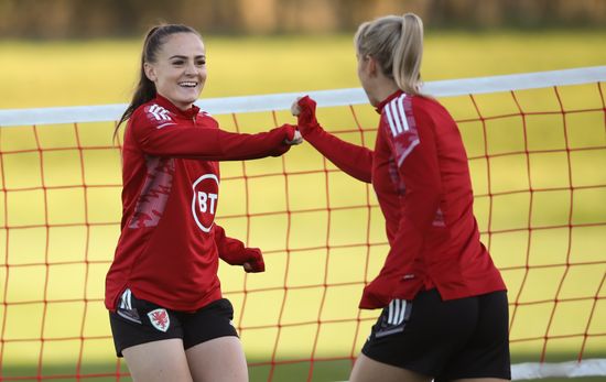 Lily Woodham Wales During Training Session Editorial Stock Photo ...
