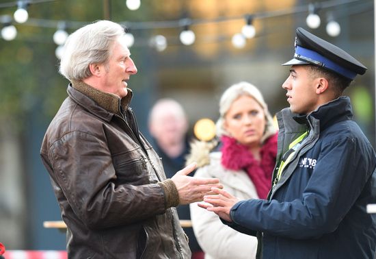 Adrian Dunbar Films His New Police Editorial Stock Photo - Stock Image ...