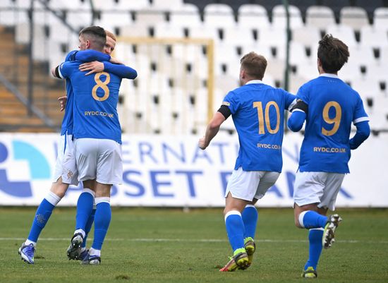Cole Mckinnon Rangers U19 Celebrates Scoring Editorial Stock Photo ...