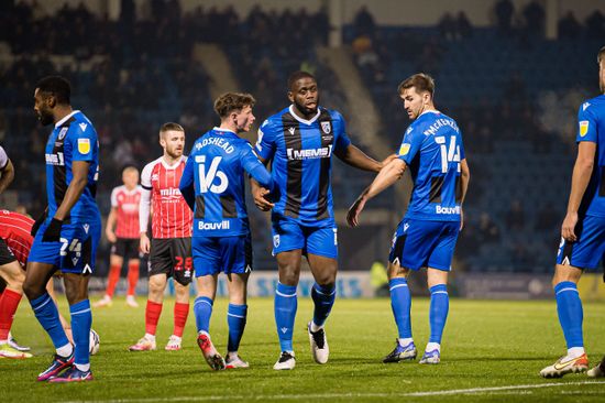 Gillingham Midfielder Daniel Adshead 16 Gillingham Editorial Stock ...
