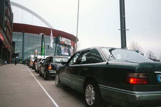 Cars Seen Waiting Front Lanxess Arena Editorial Stock Photo - Stock ...