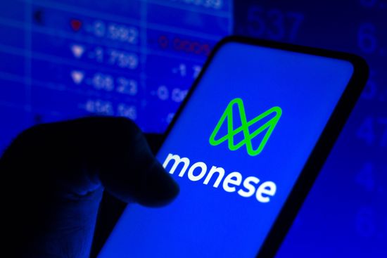 This Photo Illustration Monese Logo Seen Editorial Stock Photo - Stock ...