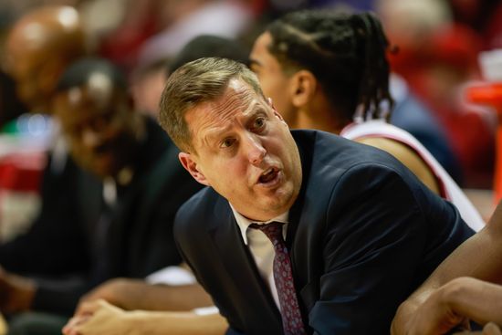 Dane Fife Coaches Indiana University During Editorial Stock Photo ...