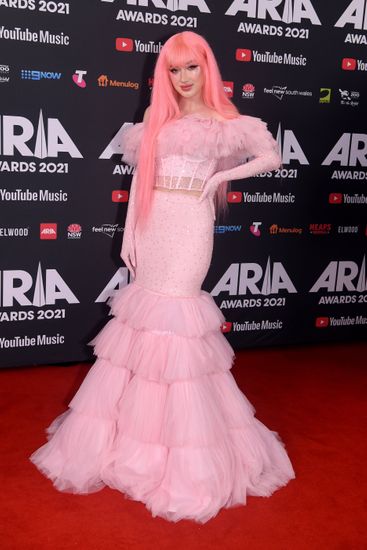 Australian Singer Peach Prc Arrives 2021 Editorial Stock Photo - Stock ...