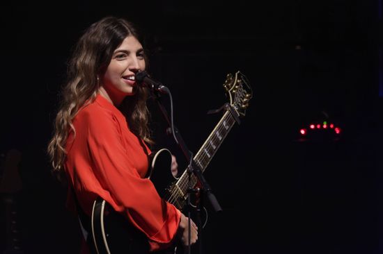French Singer Clou Anneclaire Ducoudray Concert Editorial Stock Photo ...