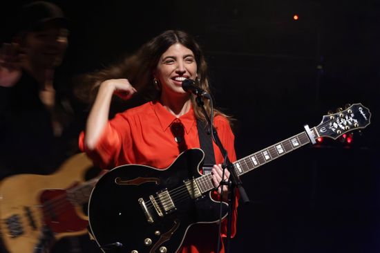French Singer Clou Anneclaire Ducoudray Concert Editorial Stock Photo ...