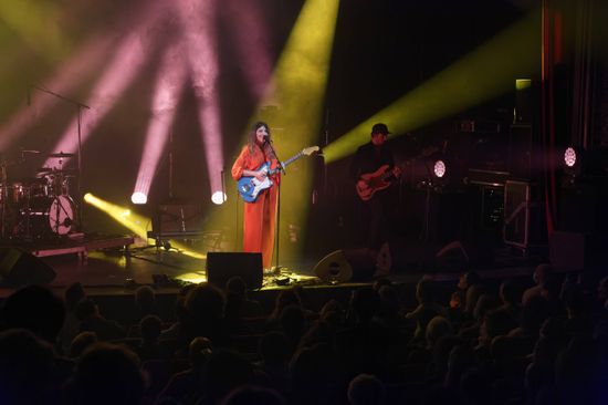 French Singer Clou Anneclaire Ducoudray Concert Editorial Stock Photo ...