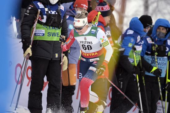 Maiken Caspersen Falla Norway Competes During Editorial Stock Photo ...