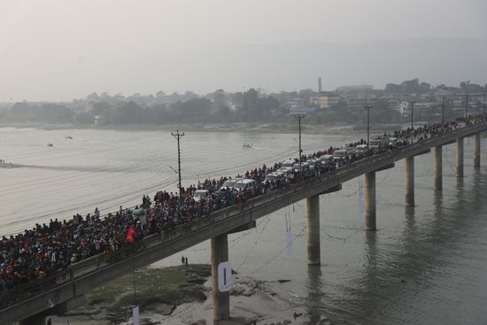General View Narayani River Bridge Connecting Editorial Stock Photo ...
