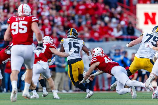 Lincoln Ne Us Iowa Hawkeyes Running Editorial Stock Photo - Stock Image ...