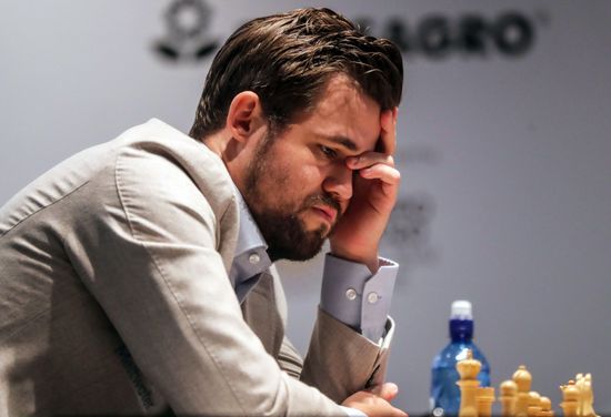 Defending Champion Magnus Carlsen Norway Plays Editorial Stock Photo ...