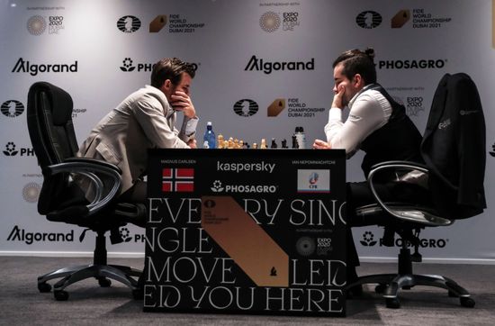 Defending Champion Magnus Carlsen Norway L Editorial Stock Photo ...