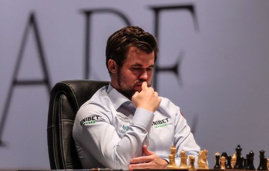 Defending Champion Magnus Carlsen Norway Plays Editorial Stock Photo ...
