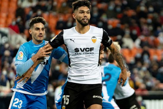 Omar Alderete Valencia Cf Oscar Valentin Editorial Stock Photo - Stock ...