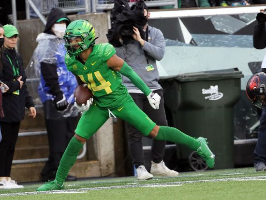 Oregon Ducks Wide Receiver Kris Hutson Editorial Stock Photo - Stock ...