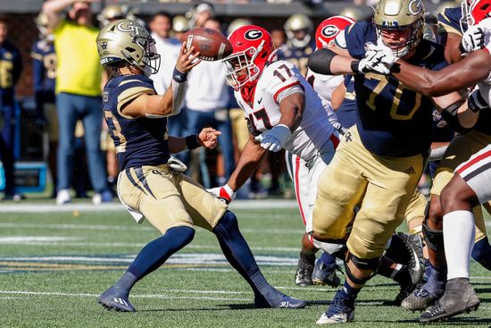 Georgia Techs Jordan Yates 13 Has Editorial Stock Photo - Stock Image ...