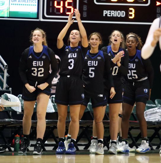 Eastern Illinois Panthers Bench Celebrates Play Editorial Stock Photo ...