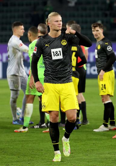 Erling Haaland Dortmund Gestures After German Editorial Stock Photo ...