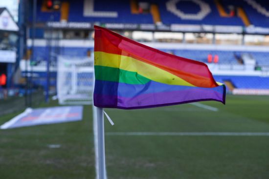 General View Rainbow Flag During Efl Editorial Stock Photo - Stock ...