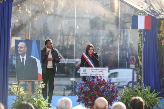 Paris Mayor Anne Hidalgo Delivers Speech Editorial Stock Photo - Stock ...