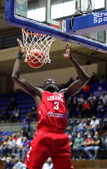 Ater Majok Lebanon Dunks During Fiba Editorial Stock Photo - Stock ...