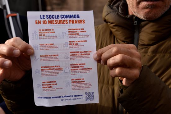 Activist Shows Flyer Public Activists Popular Editorial Stock Photo ...