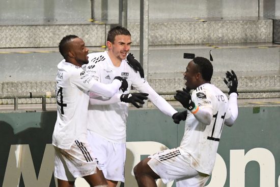 Eupens Smail Prevljak Celebrates After Scoring Editorial Stock Photo ...