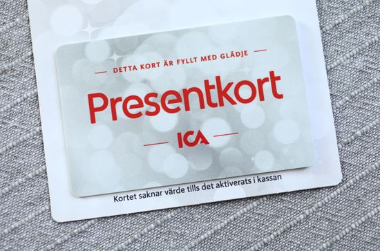 Gift Card Ica Company Editorial Stock Photo - Stock Image | Shutterstock