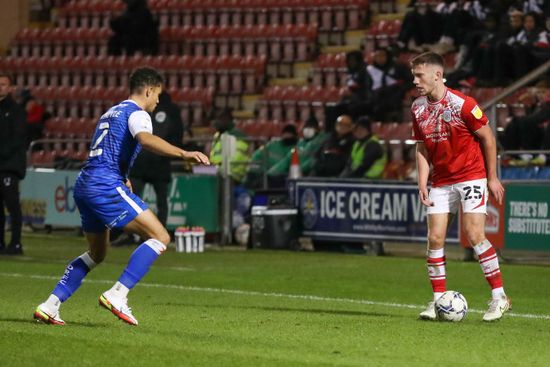 Crewe Alexandra Defender Nathan Woodthorpe 25 Editorial Stock Photo ...