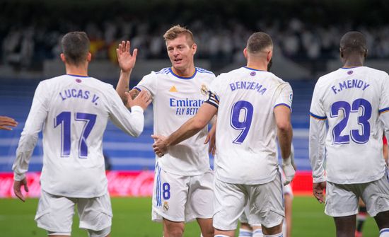 Karim Benzema Celebrates Team Mates He Editorial Stock Photo - Stock ...