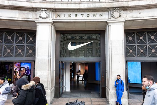 People Seen Front Niketown Store On Editorial Stock Photo - Stock Image ...