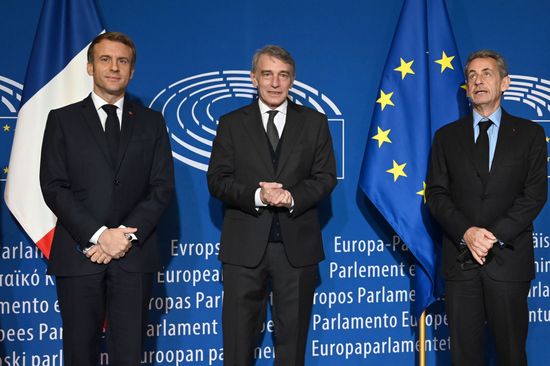 L French President Emmanuel Macron European Editorial Stock Photo ...