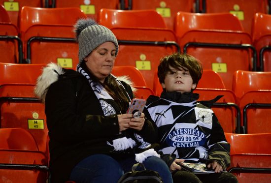 Gateshead Fans Editorial Stock Photo - Stock Image | Shutterstock