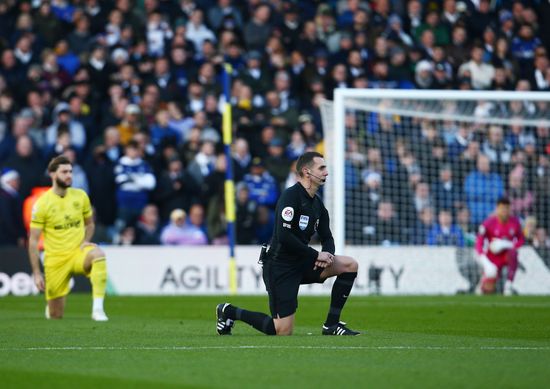 Referee Mr David Coote Takes Knee Editorial Stock Photo - Stock Image ...