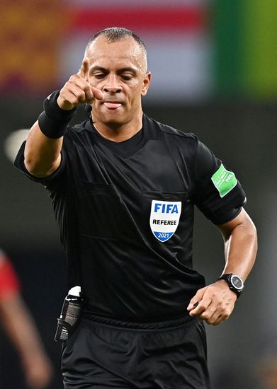 Referee Wilton Sampaio Gestures During Fifa Editorial Stock Photo ...