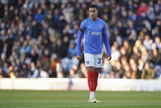 Portsmouth Midfielder Miguel Azeez During Fa Editorial Stock Photo ...