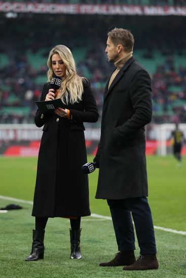 Giorgia Rossi Dazn Massimo Ambrosini Dazn Editorial Stock Photo - Stock ...