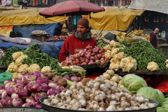 Vegetable Vendors Selling Different Varieties Vegetables Editorial ...