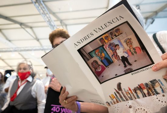 Person Holds 10yearold Contemporary Artist Andres Editorial Stock Photo ...