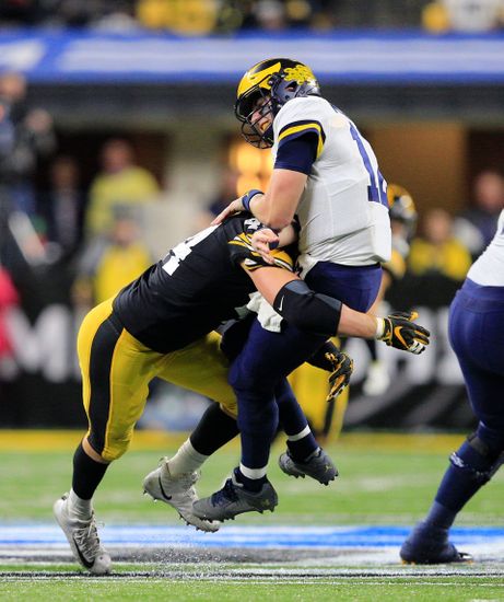 Iowa Hawkeyes Linebacker Seth Benson 44 Editorial Stock Photo - Stock ...